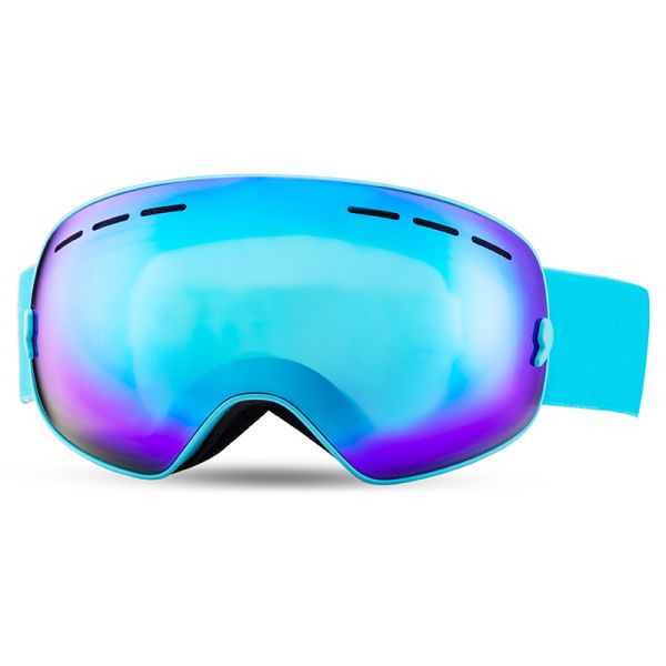 Quality Men's and women's universal cylindrical ski goggles, double-layer anti-fog and breathable ski glasses, adjustable for nearsightedness, custom logo ski goggles for sale