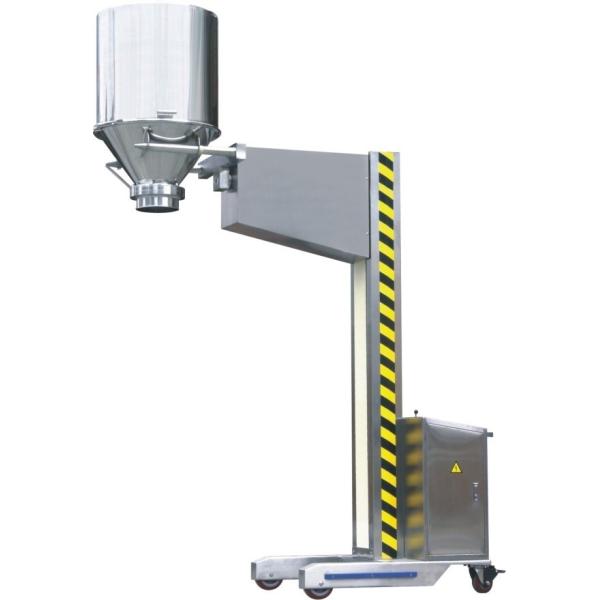 Quality Foodstuff Pharmaceutical 400mm Lifting Charging Machine for sale