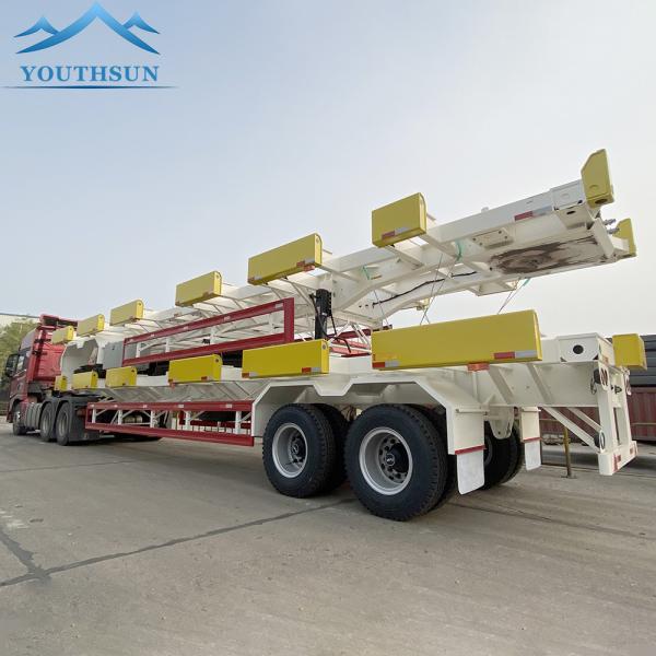 Quality 45tons 60tons Terminal Semi-Trailer for 40ft 45ft Containers 40ft Container for sale