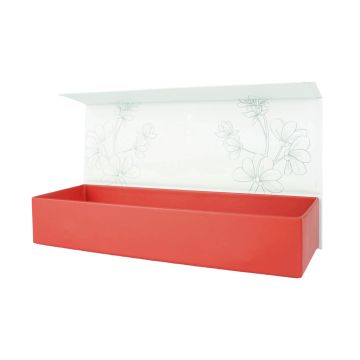 Quality Custom Gold Foiled Logo Gift Clamshell Paper Box With Hide Magnetic Buckle for sale