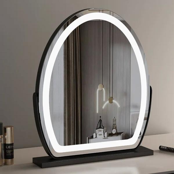 Quality Silver LED Makeup Mirror 3000K - 6000K Hollywood Makeup Mirror for sale