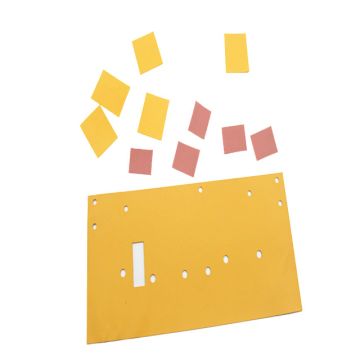 Quality Resistant Punctures Light amber 1.6W / mK Thermal Conductive Insulators for sale