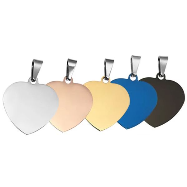 Quality Blank Stainless Steel Dog Tags Engraved Dog Collar ID Tag Pendant Customized for sale