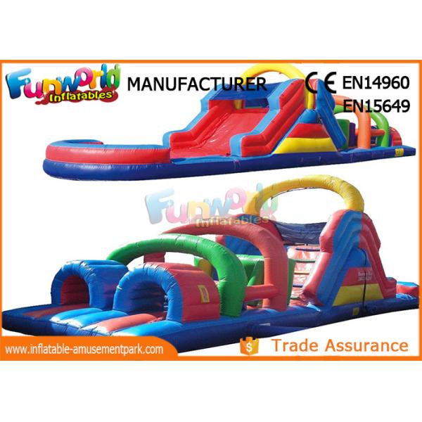 Quality Interesting Inflatables Obstacle Course For Amusement Park / Fun City for sale