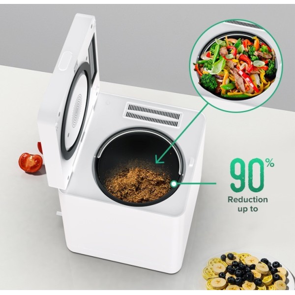 Quality Quiet Compact Electric Food Waste Composting Machine Stainless Steel Grinding for sale