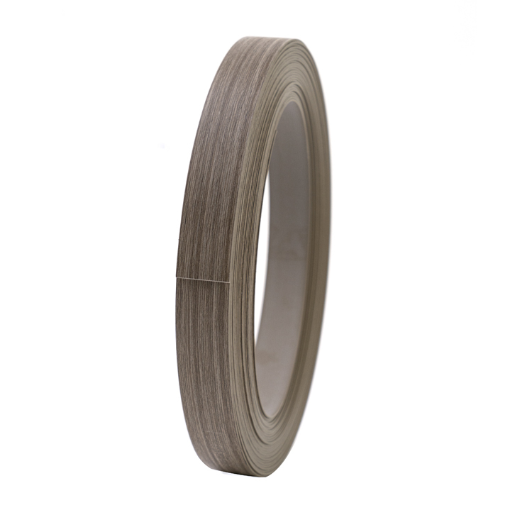 Quality Custom Thickness 0.4mm~3mm Wood Grain PVC Edge Banding Tape Waterproof Eco Friendly for Furniture Trim for sale