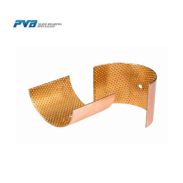 Quality Steel Based Bronze Graphite Deva Bimetal Bushing Bearing PTF-1 for sale