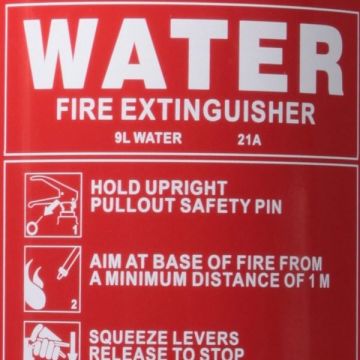 Quality EN3 Ss304 Pressurized Water Fire Extinguisher 3L Portable Red for sale