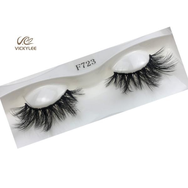 Quality Full Strips Cotton 19mm Mink Volume Eyelash Extensions for sale