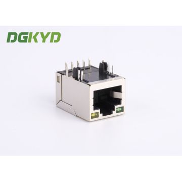 Quality KRJ-H009GYNL Gigabit Network Jack Rj45 Keystone Module Single Port With LEDs for sale