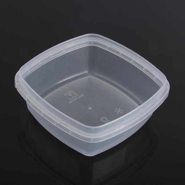 Quality Food Preservation Microwavable Plastic Crisper 13*13*5cm for sale