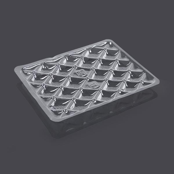 Quality Square 15*10*1.5cm Plastic Food Tray Packaging for sale