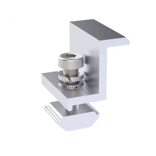 Quality Photovoltaic Solar End Clamp Mounting Weatherproof UV Resistant for sale