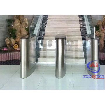 Quality Retractable Automated Gate Systems / Rfid Card Reader And Fingerprint Flap for sale