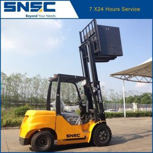 Quality 3000kg Diesel Counterbalance 5000mm Lift Diesel Powered Forklift for sale