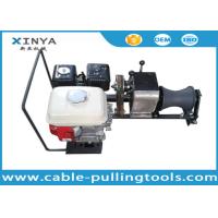 Quality 1 Ton Honda Engine Powered Cable Winch Puller for Cable Laying for sale