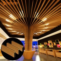 Quality Linear Aluminium Metal Drop Ceiling Tiles Metallic 0.8mm Heat Transfer Coating for sale