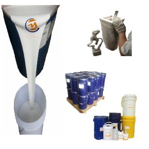 Quality Translucent High Performance Pourable RTV Tin Cure Silicone Rubber With 2% for sale