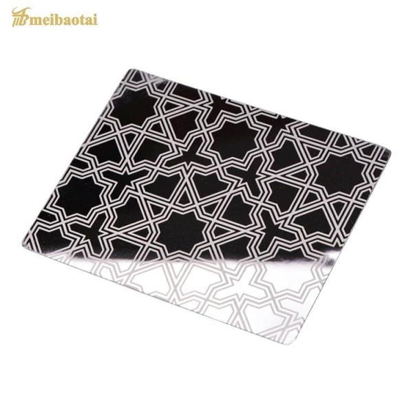 Quality Super Mirror Etched Stainless Steel Sheet Sustainable EN Standard for sale