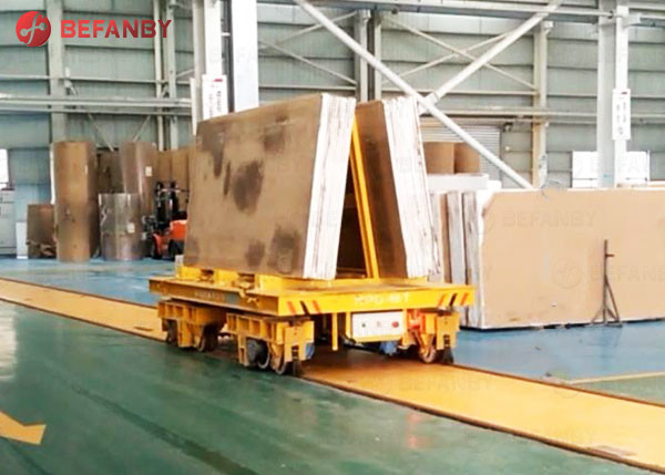 Quality 15T Mold Battery Power Transfer Cart On Rail for sale