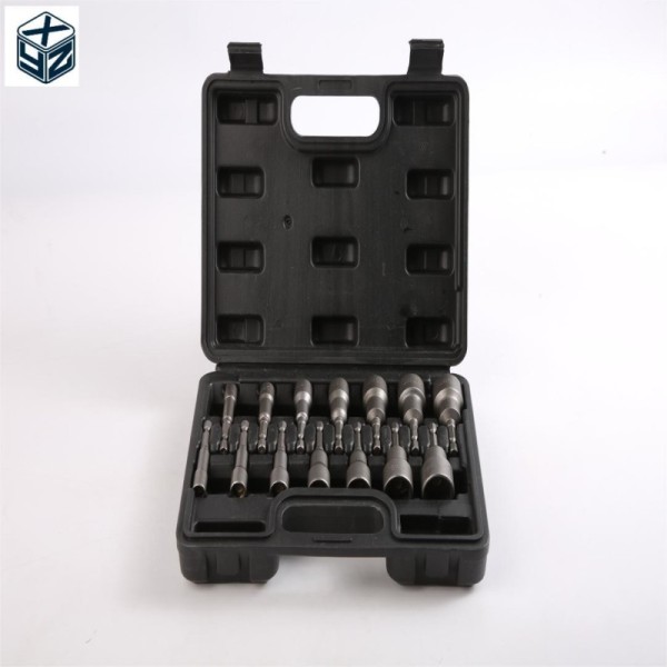 Quality ODM 14 pcs 2.5" Magnetic Metric Quick-Change Hex Shank Nut Driver Set Impact for sale
