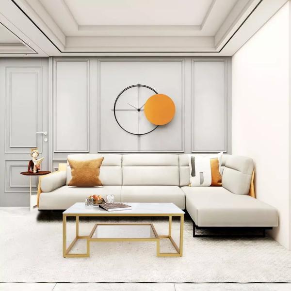 Quality Luxury Modern Marble Coffee Table Minimalist Metal Painting OEM Customization​ for sale
