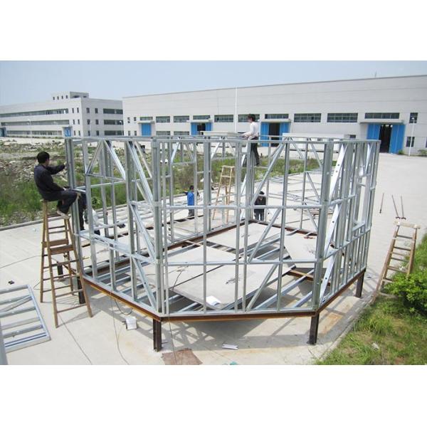 Quality Heat Insulation Prefab Home Beach Bungalows , Customized Light Steel Bungalow for sale