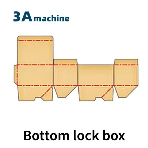 Quality Pre-Folded Bottom Lock Folding Box Gluing Machine CQT 900YG-2 for Paperboard for sale