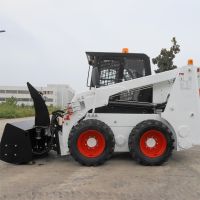 Quality 4 Cylinders Powerful and Popular Skid Steer Loader with Outstanding Lifting for sale