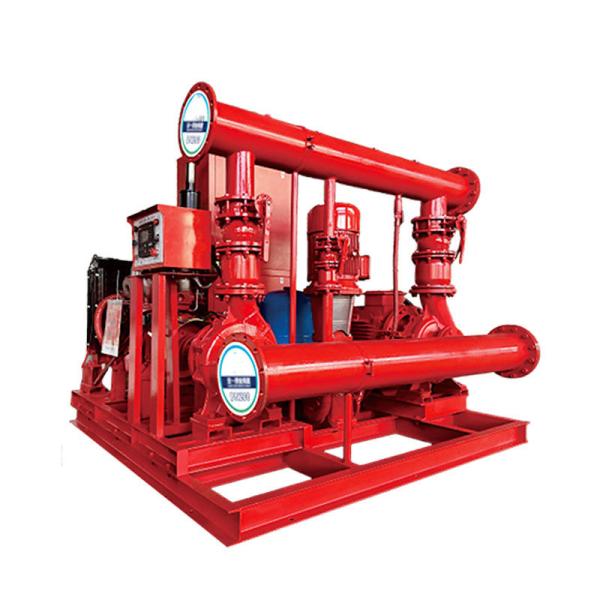 Quality XBC GPM Dual Power Diesel Engine Fire Pump Set Integrated Fire Fighting Pump for sale