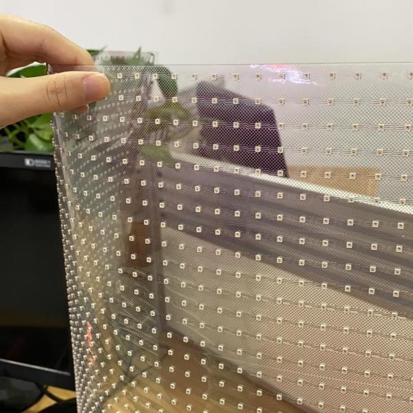 Quality 2K-4K Resolution Led See Through Screen , Transparent Light Up Panel Indoor for sale