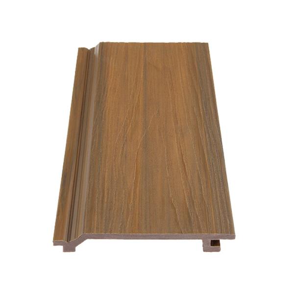 Quality Dark Teak Fireproof Composite External Cladding Easy Installation for sale