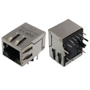 Quality Metal shielded cat6 rj45 connectors , 1000 Gigabit female rj45 modular jack for sale