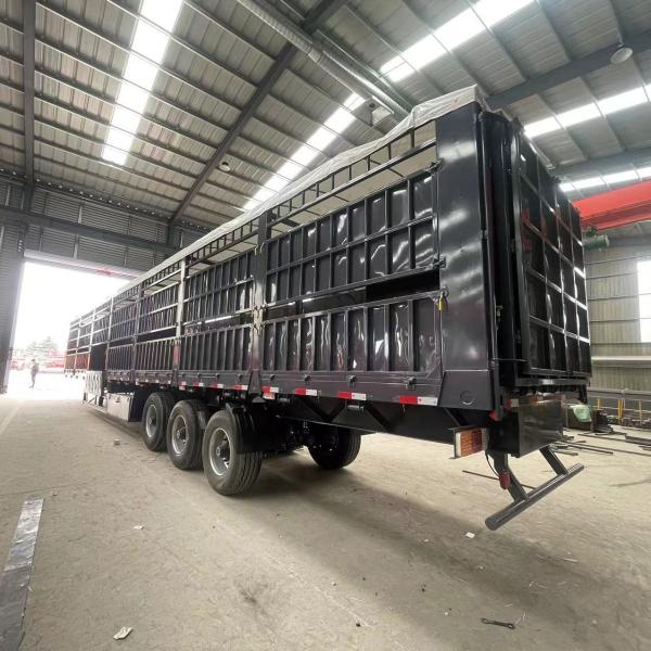 Quality Semi-Trailer Stake Fence Side Wall Cargo Trailer with High Payload Capacity for sale