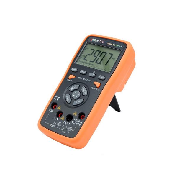 Quality VICTOR 70C Usb Multimeter Tester 5999 Counts With Temperature 60MΩ Capacitance for sale