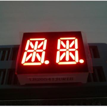Quality 0 .54 Inch Common Anode 14 Segment Led Display 2 Digit Super Bright Green for sale