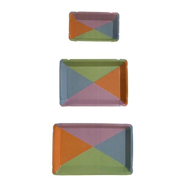 Quality PTRA103 Custom Paper Sushi Tray Aqueous Coating Waterbased Paper Sushi Container for sale