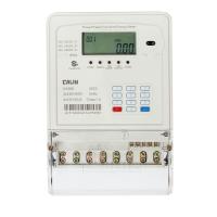 Quality Three Phase Prepaid Electricity Meters , Plc Rf Commercial Electric Meter for sale