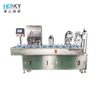 Quality 2400 BPH GMP Certified Cosmetic Cream Filling Machine with Ceramic Pump for for sale