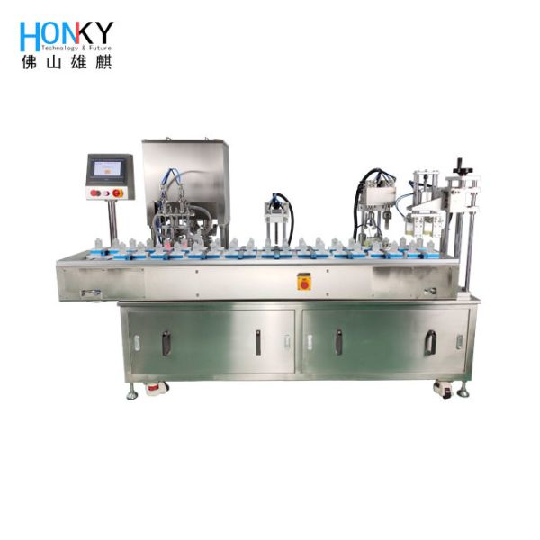 Quality 10ml Automatic Filling Machine with Ceramic Piston Pump for Cream Paste at 1500 BPH for sale