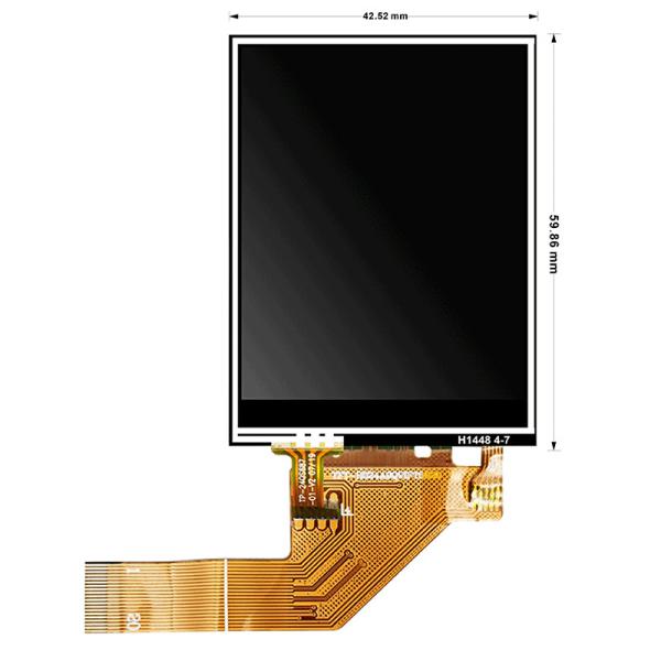 Quality IPS 2.4-inch TFT LCD Display With RTP | 240x320 MIPI DSI Interface JD9852 for sale