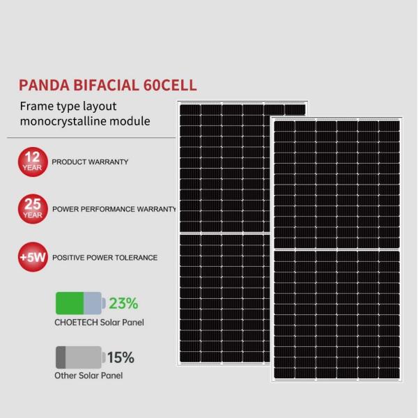 Quality 430W Double Glass Monocrystalline Solar Panel High Efficiency For Solar System for sale