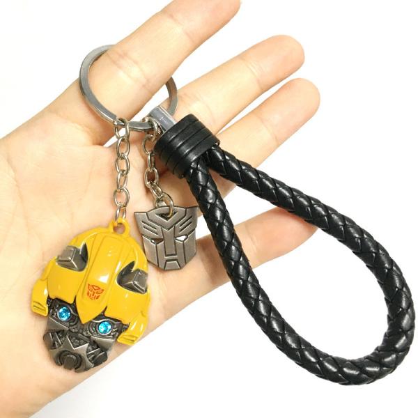 Quality Movie Transformation Robot Bumblebees Metal Custom Keychains Hornet Metal for sale