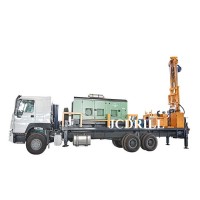Quality Kaishan Air Compressor Yuchai Diesel Engine Water Drilling Rig Truck for sale