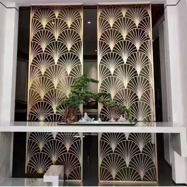 Quality SS201 SS304 Metal Room Divider Stainless Steel For Restaurant for sale