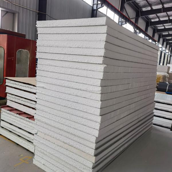 Quality 50mm EPS Sandwich Panel Insulated Steel Roofing Fireproof for sale