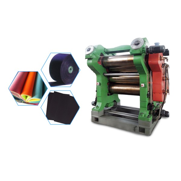 Quality 4 Roll Rubber Calender Machine 450x1400 For Tire Industry for sale