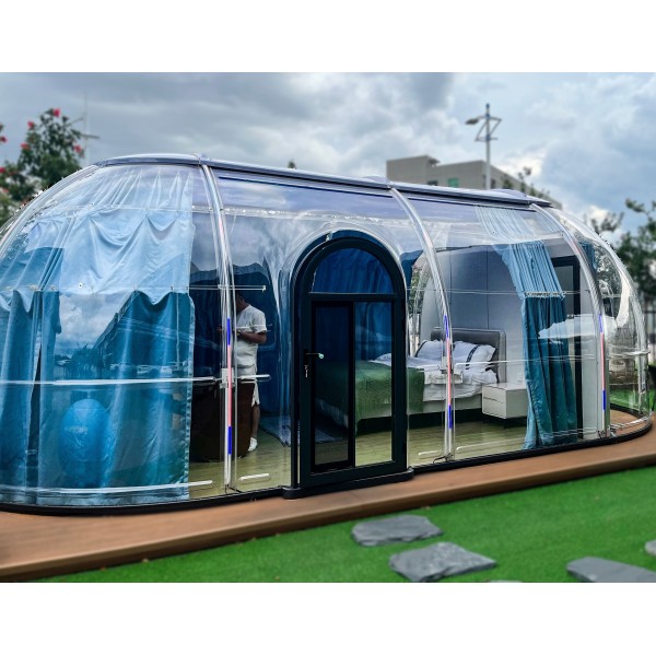 Quality Double Dome Tent Hot Sale Clear Bubble Dome Tent Transparent Round Spots Small Dome Tent for sale