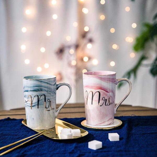 Quality Wedding Gifts Mr And Mrs Ceramic Cups for sale