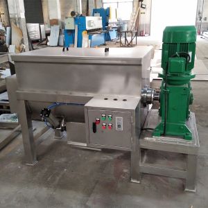 Quality 22KW 3000L Horizontal Ribbon Mixer Pigment Dry Powder Blending Equipment for sale
